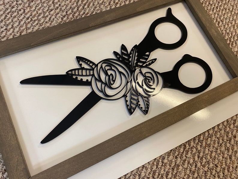 Floral Scissors SVG FILE - Etsy