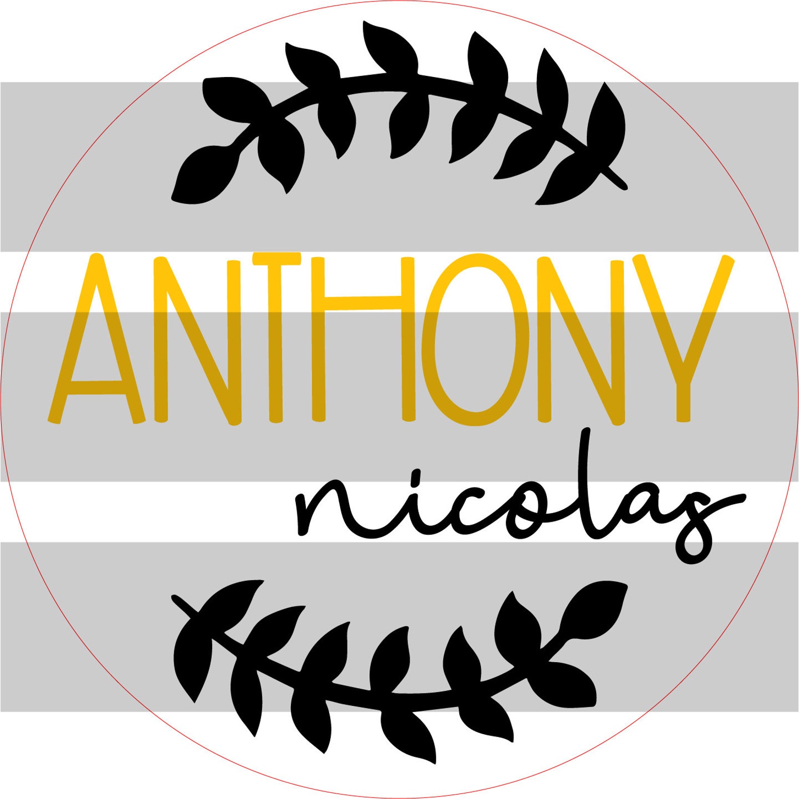 Anthony Leaves SVG FILE | Etsy