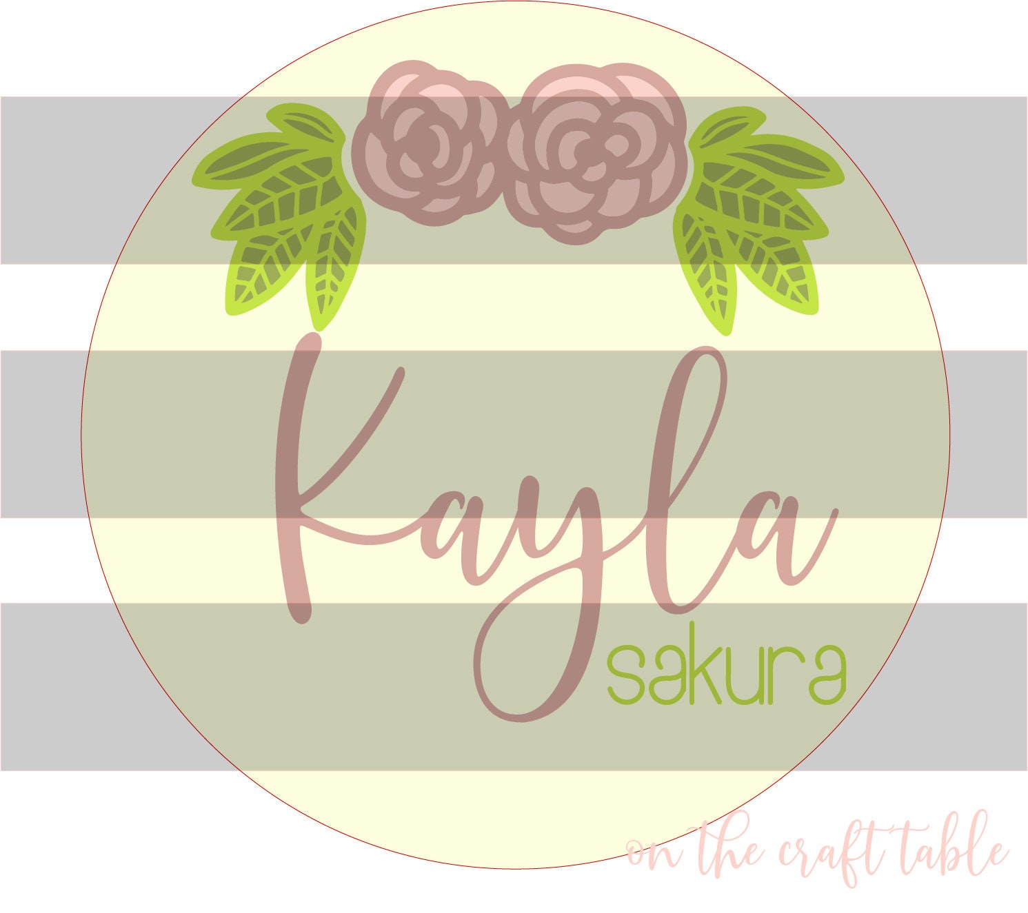 Kayla Sakura Floral SVG FILE - Etsy