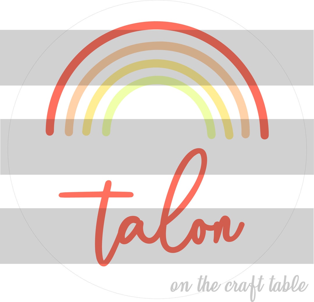 Talon Rainbow SVG FILE - Etsy