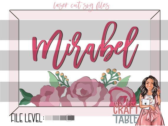 Mirabel Floral SVG File - Etsy