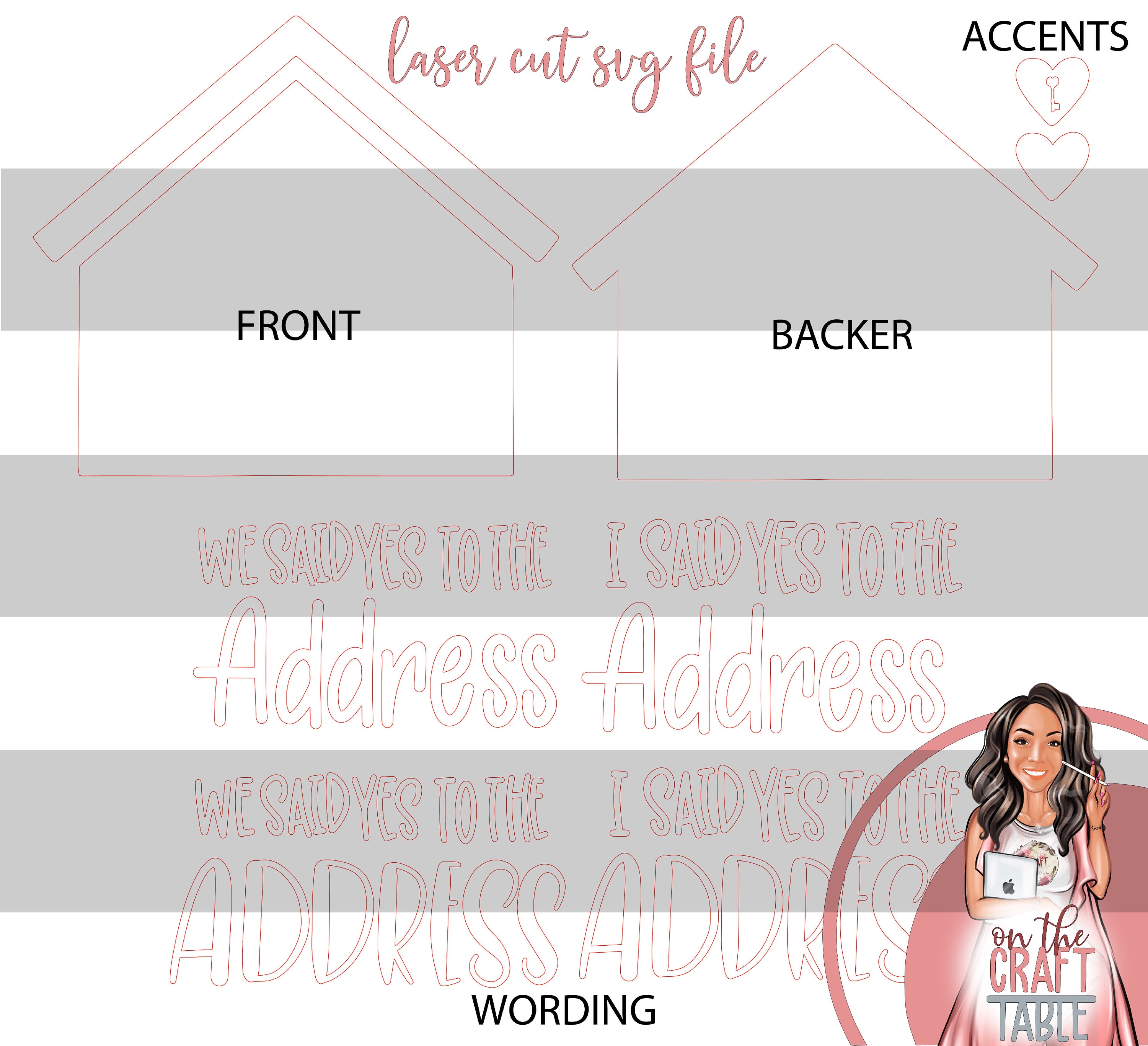 We Said Yes to the Address SVG FILE - Etsy