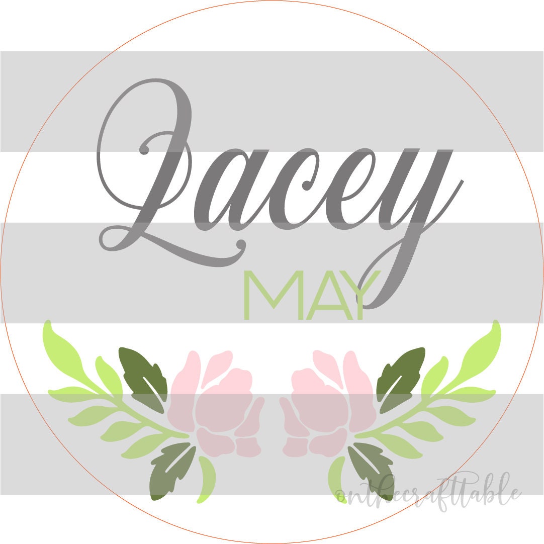 Lacey Floral SVG FILE - Etsy