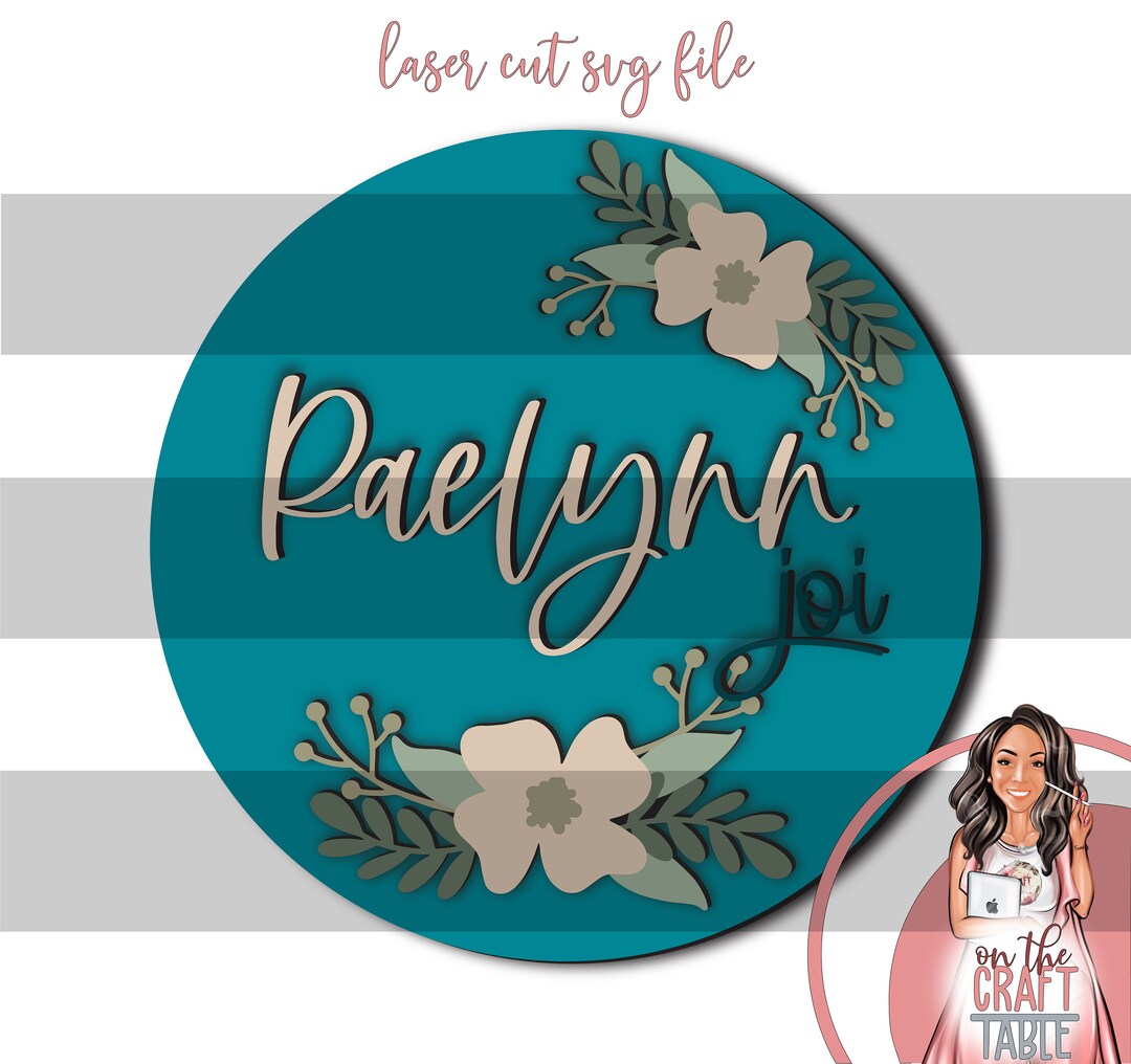 Raelynn Floral SVG File - Etsy