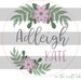Adleigh Floral SVG FILE - Etsy