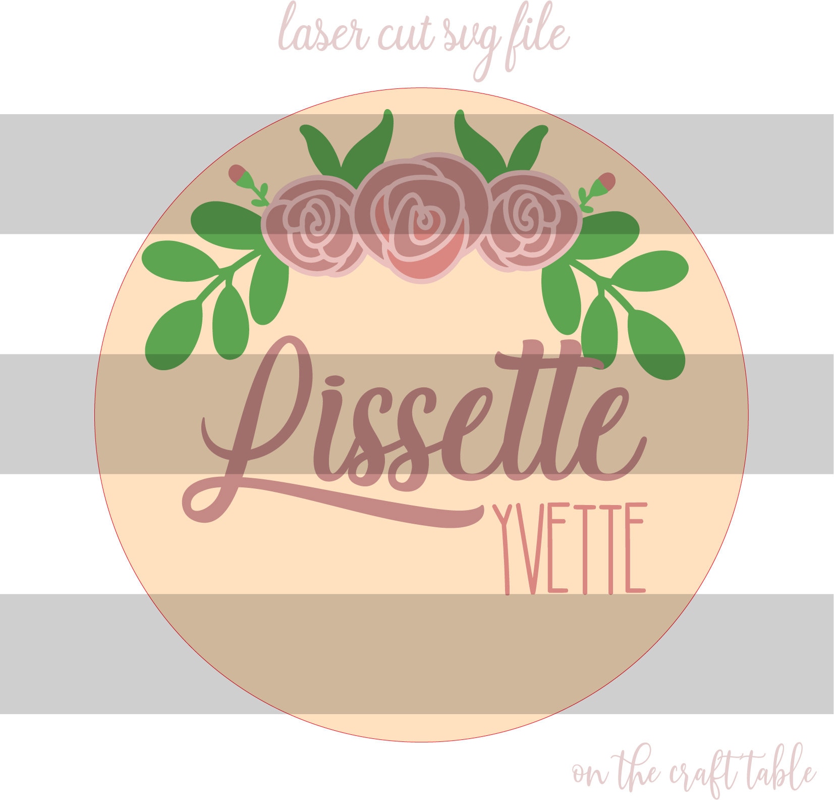 Lissette Florals SVG FILE - Etsy