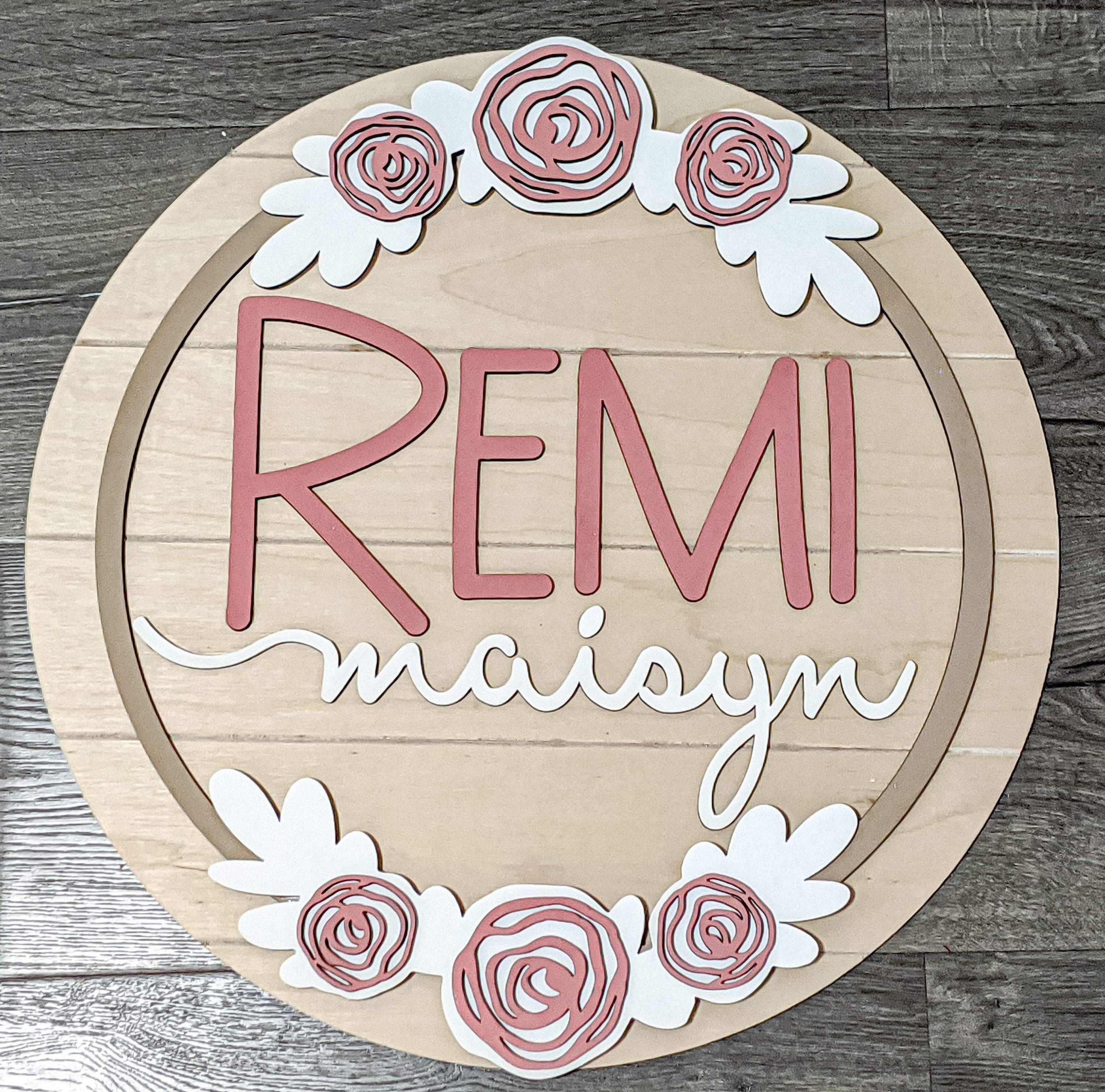 Maria Floral SVG File - Etsy