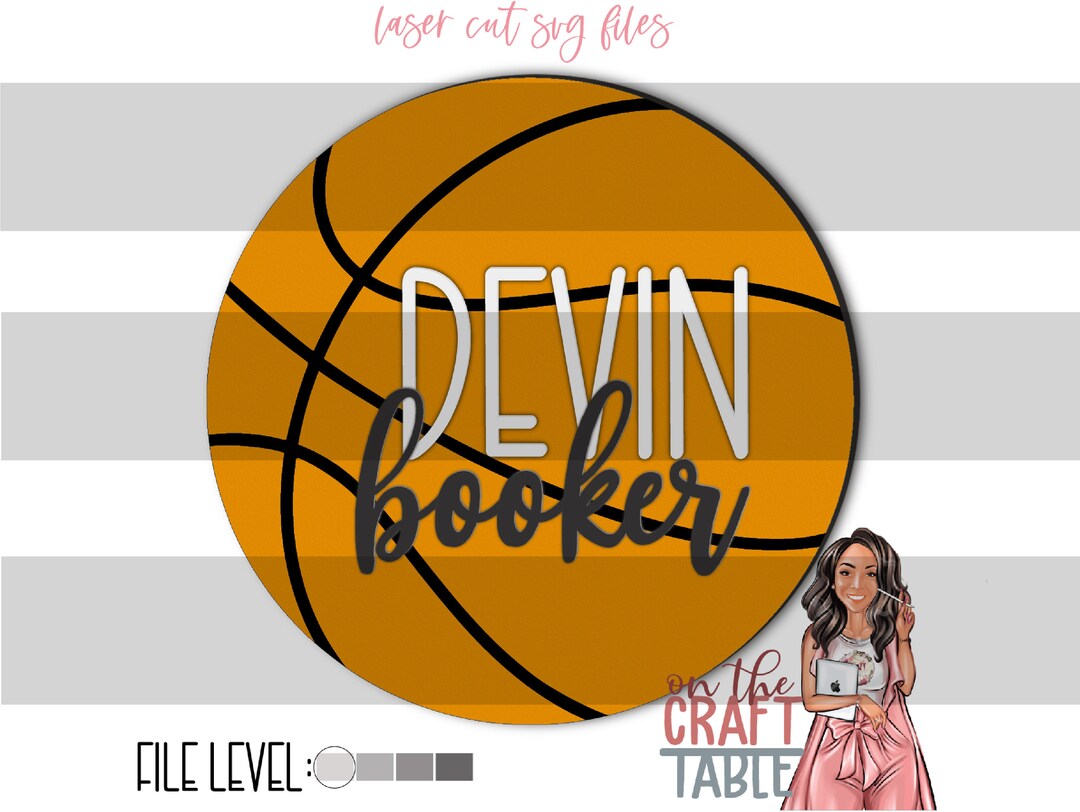 D Book Basketball SVG File - Etsy