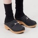 Clogs With Horse Bit Detail/ Bastad / Troentorp Clogs / Calder Black ...