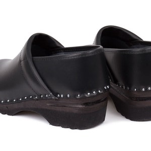 Closed Back Clogs in Black, Clog Shoe With Heel Cap, Van Gogh From ...