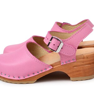 Kids Swedish Clog Sandals / Kid Sandals / Pink Clogs / Closed Toe ...