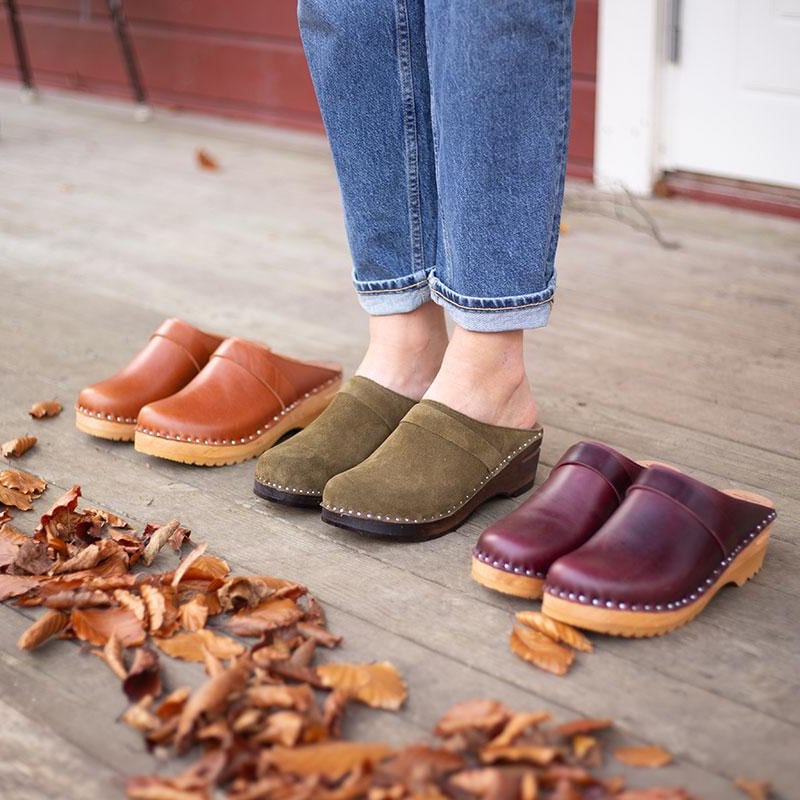 Suede Clogs - Etsy