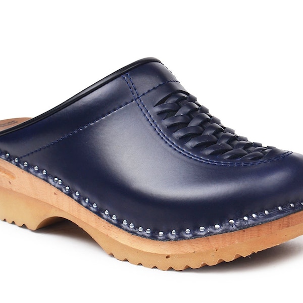 Dark Blue Clogs - Etsy