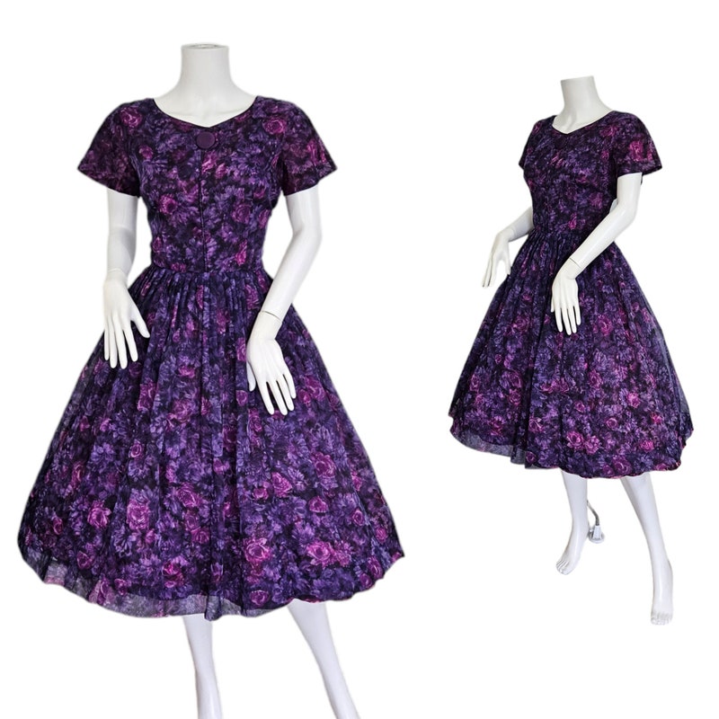 1960s Purple Dress - Etsy