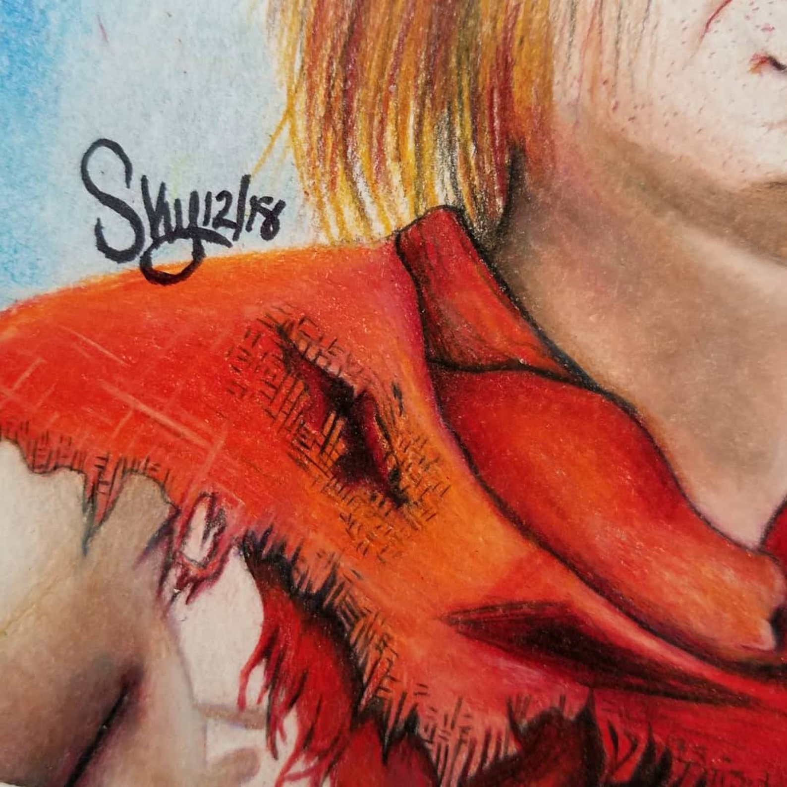 Johnny the Godling the Witcher 3 Colored Pencil Drawing - Etsy