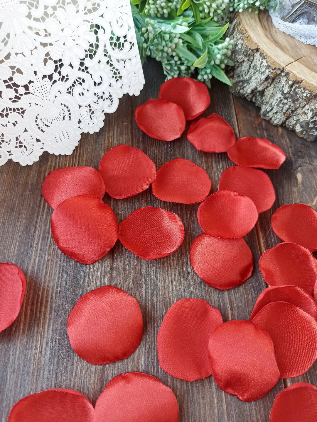 Red Rose Petals Wedding Decor, Wedding Decorations, Table Decor, Flower ...