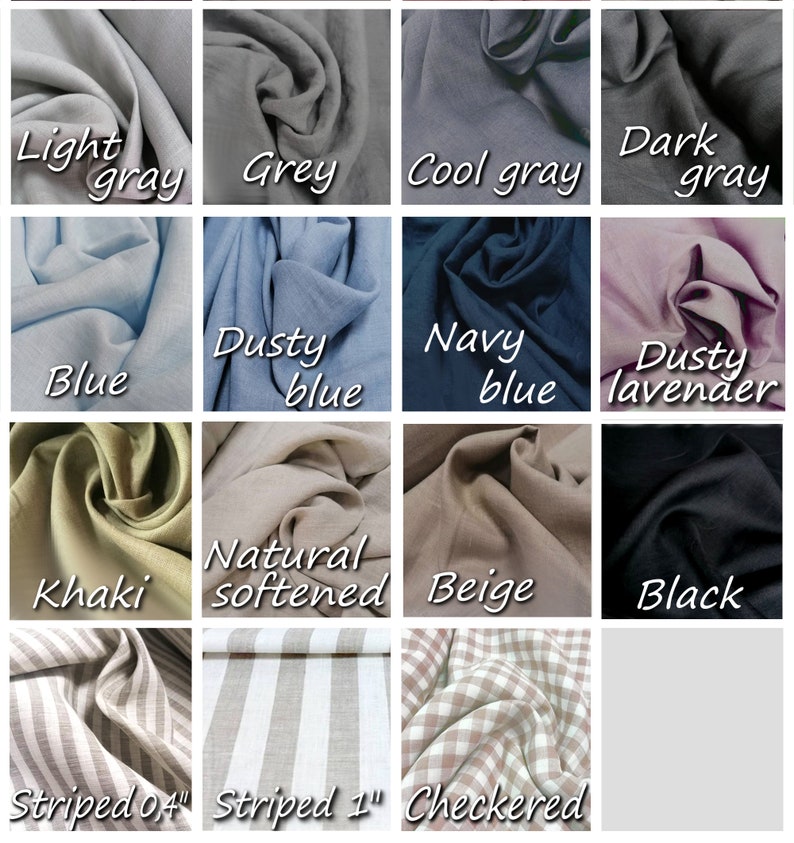 Washed Linen Tablecloth 40 Colors Wedding Large Table - Etsy