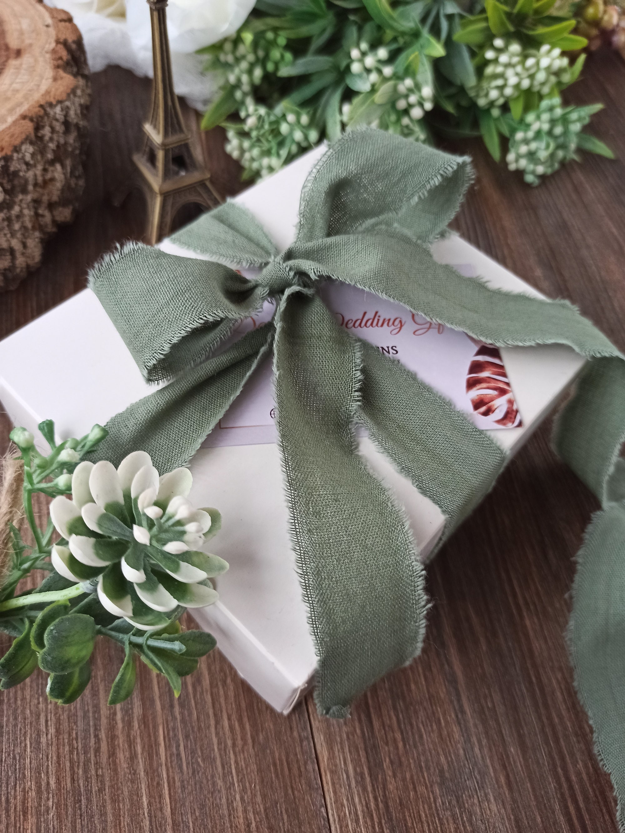 Cotton Ribbon 3 Wedding Ribbon Invitation Ribbon Bouquet - Etsy