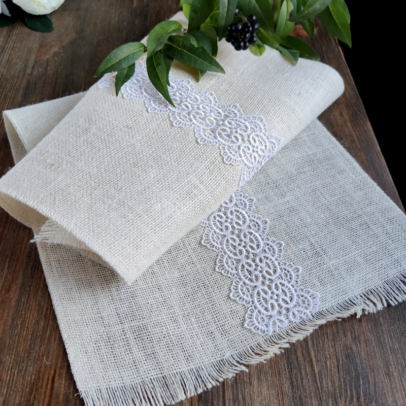 White Table Runner Fringe - Etsy