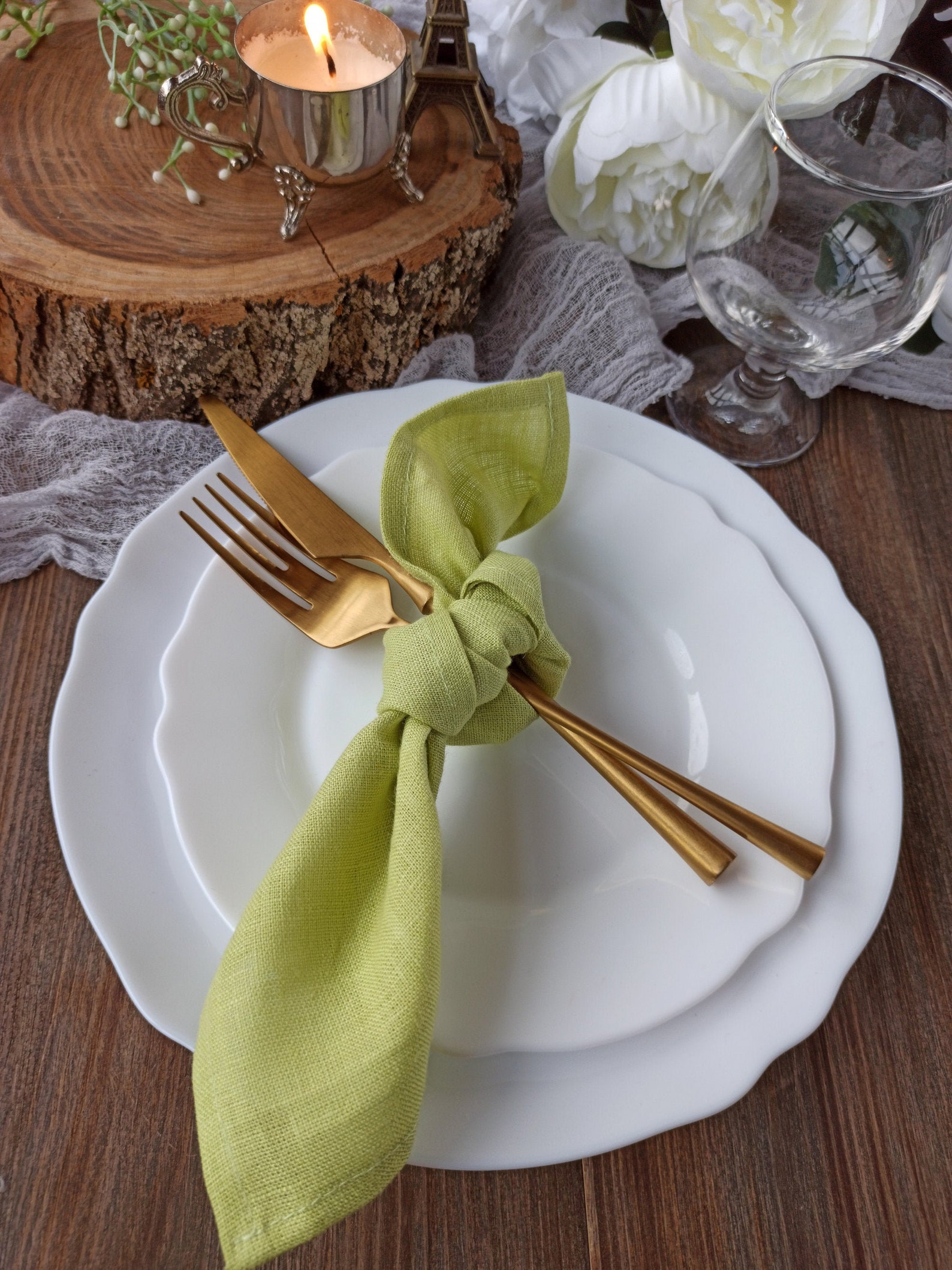 Wedding Napkins Cloth Chartreuse Linen Napkins for Wedding - Etsy