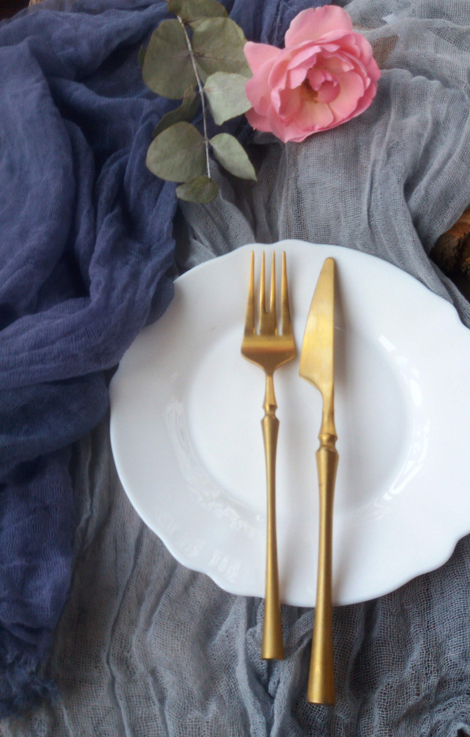 Farmhouse Ivory Gauze Table Runner, Rustic Wedding Decor, Boho Table ...