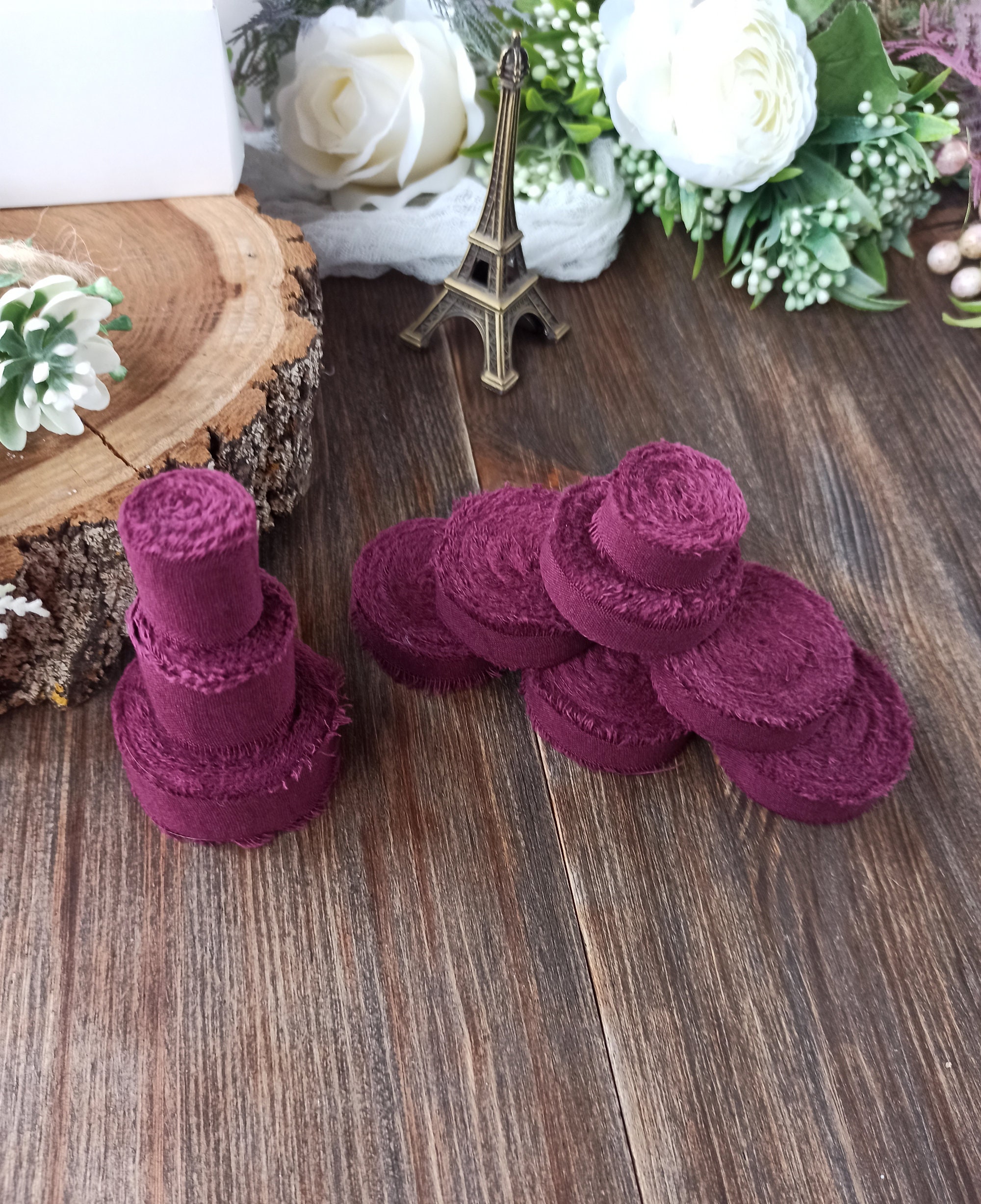 Cotton Ribbon 3 Wedding Ribbon Invitation Ribbon Bouquet - Etsy