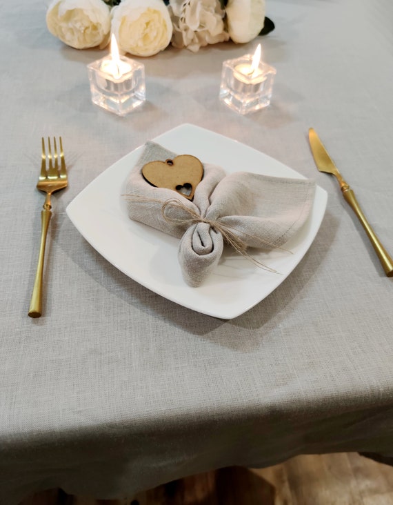Light Grey Table Linen For Weddings Luxurious Wedding Design For A