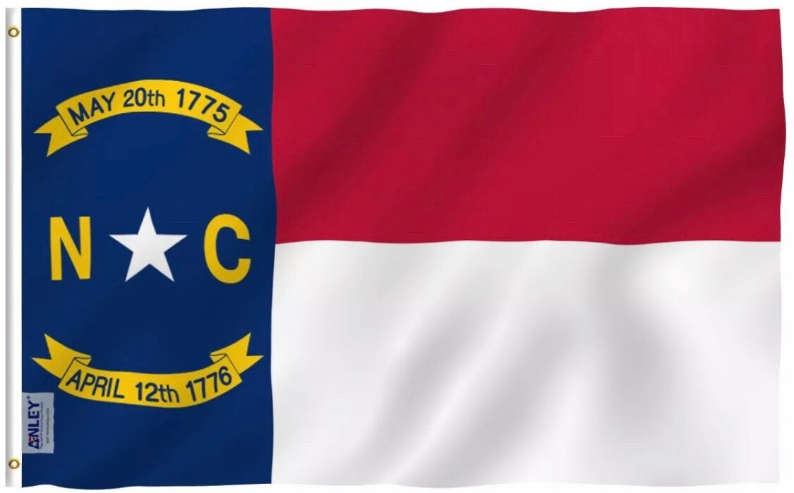 North Carolina State Polyester Flag NC Flags 3 X 5 Ft - Etsy