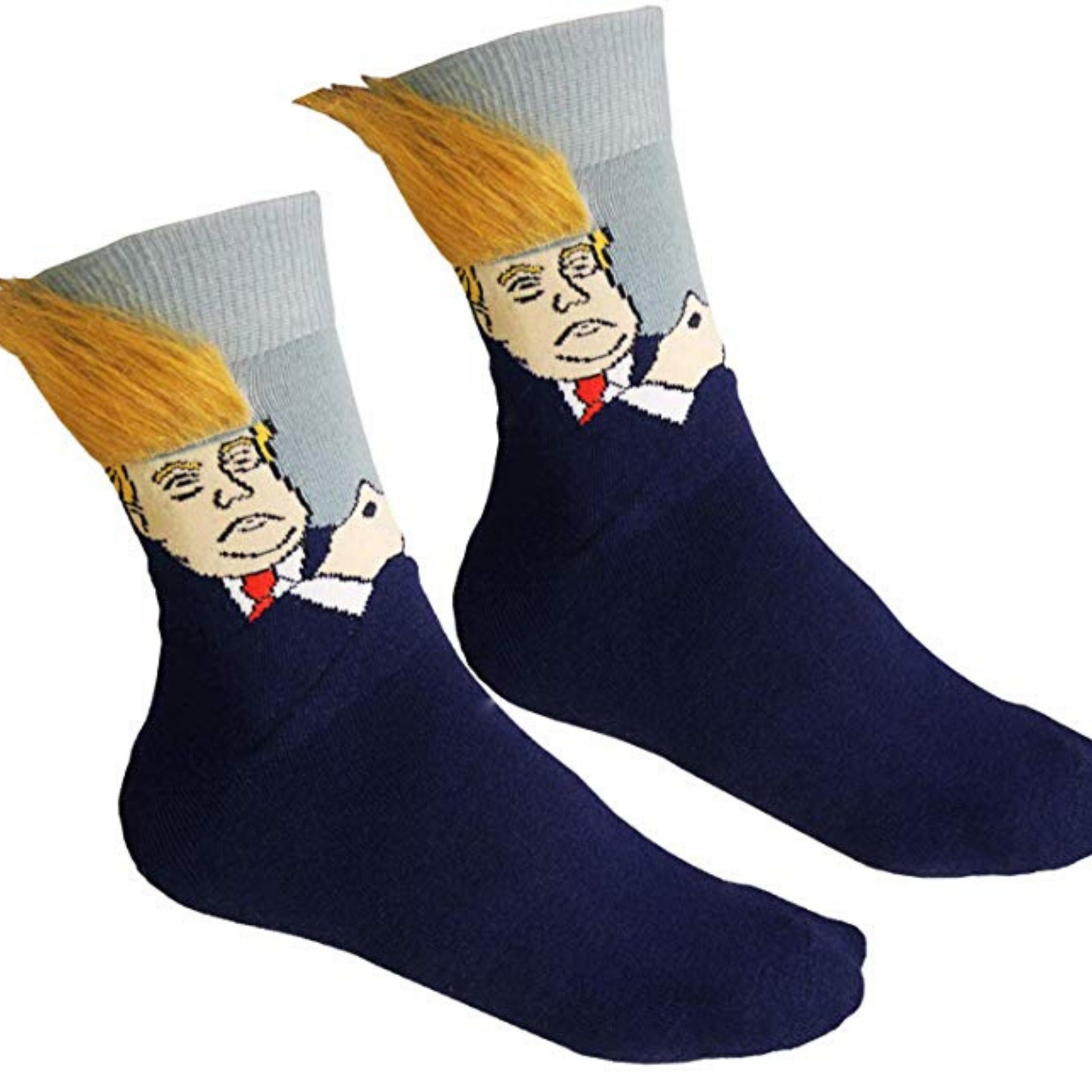 Trump Socks 2020 Donald Trump Realistic Hair Novelty Gifts - Etsy Canada