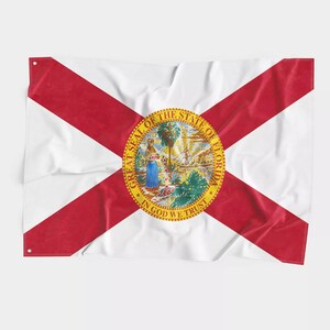 Florida State Flag 3x5 Ft Fade Resistant Double Stitched Flying Edge ...