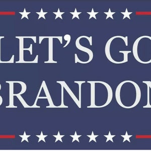 Lets Go Brandon Flag 3x5ft Funny Anti Biden Flag House or Garden Flag ...