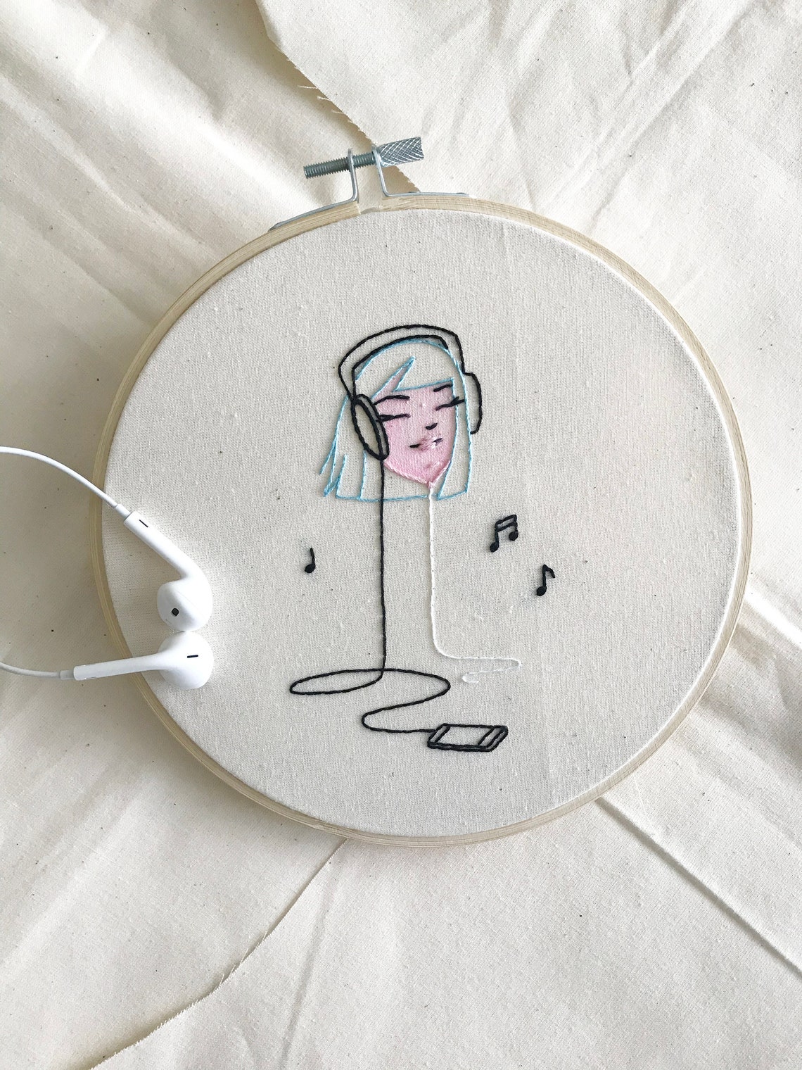 Music Vibes - PDF Hand Embroidery Pattern - Etsy