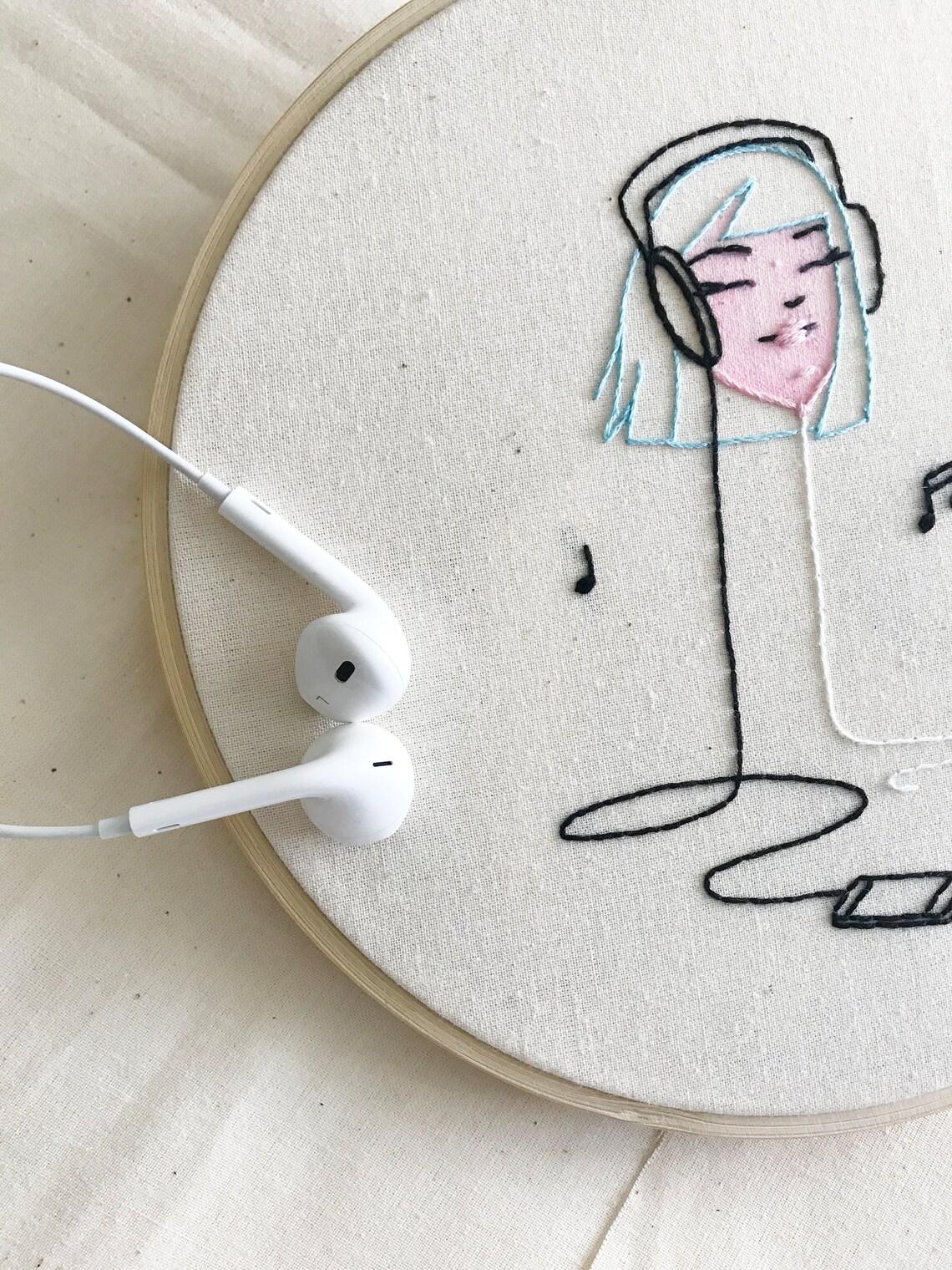 Music Vibes - PDF Hand Embroidery Pattern - Etsy
