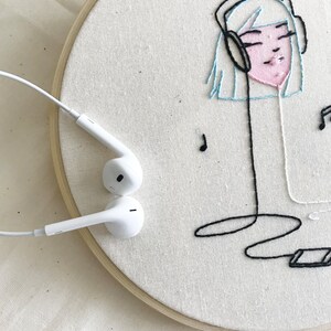 Music Vibes - PDF Hand Embroidery Pattern - Etsy