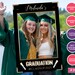 Personalized Digital Graduation Photo Booth Frame Printable, Gold ...