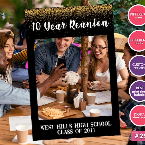 Class Reunion Photo Booth Frame Class of Photo Booth Frame - Etsy