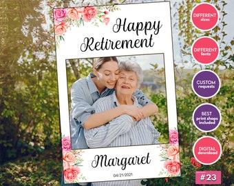 Retirement Photo Booth Prop - Etsy