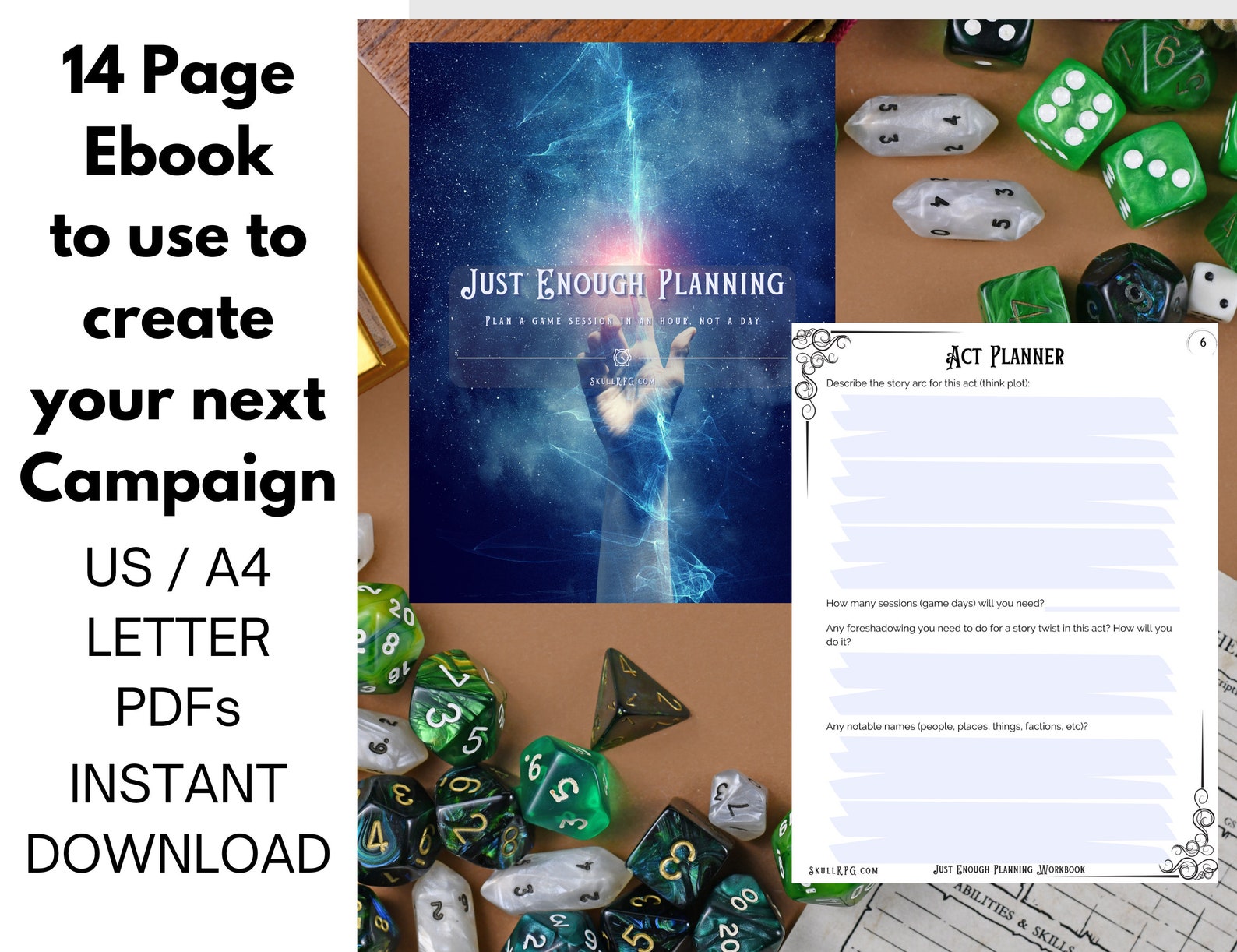 Dungeon Master Campaign Planner to Plan Your Entire TTRPG With Story ...
