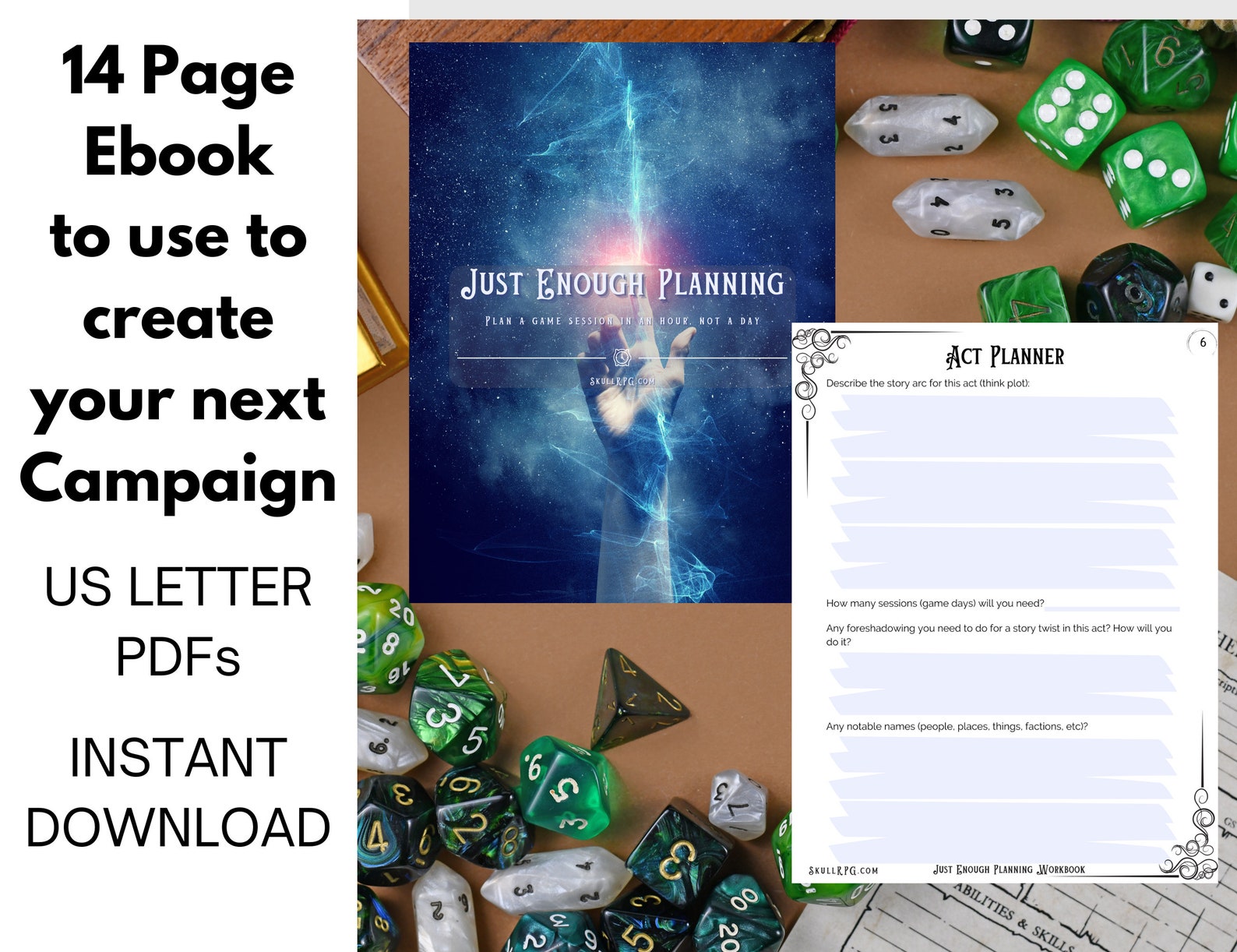 Dungeon Master Campaign Planner to Plan Your Entire TTRPG With - Etsy