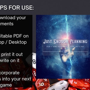 Dungeon Master Campaign Planner to Plan Your Entire TTRPG With Story ...