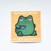 Frog Meme Vinyl Sticker Laminated Waterproof Water Bottle Decal Meme ...