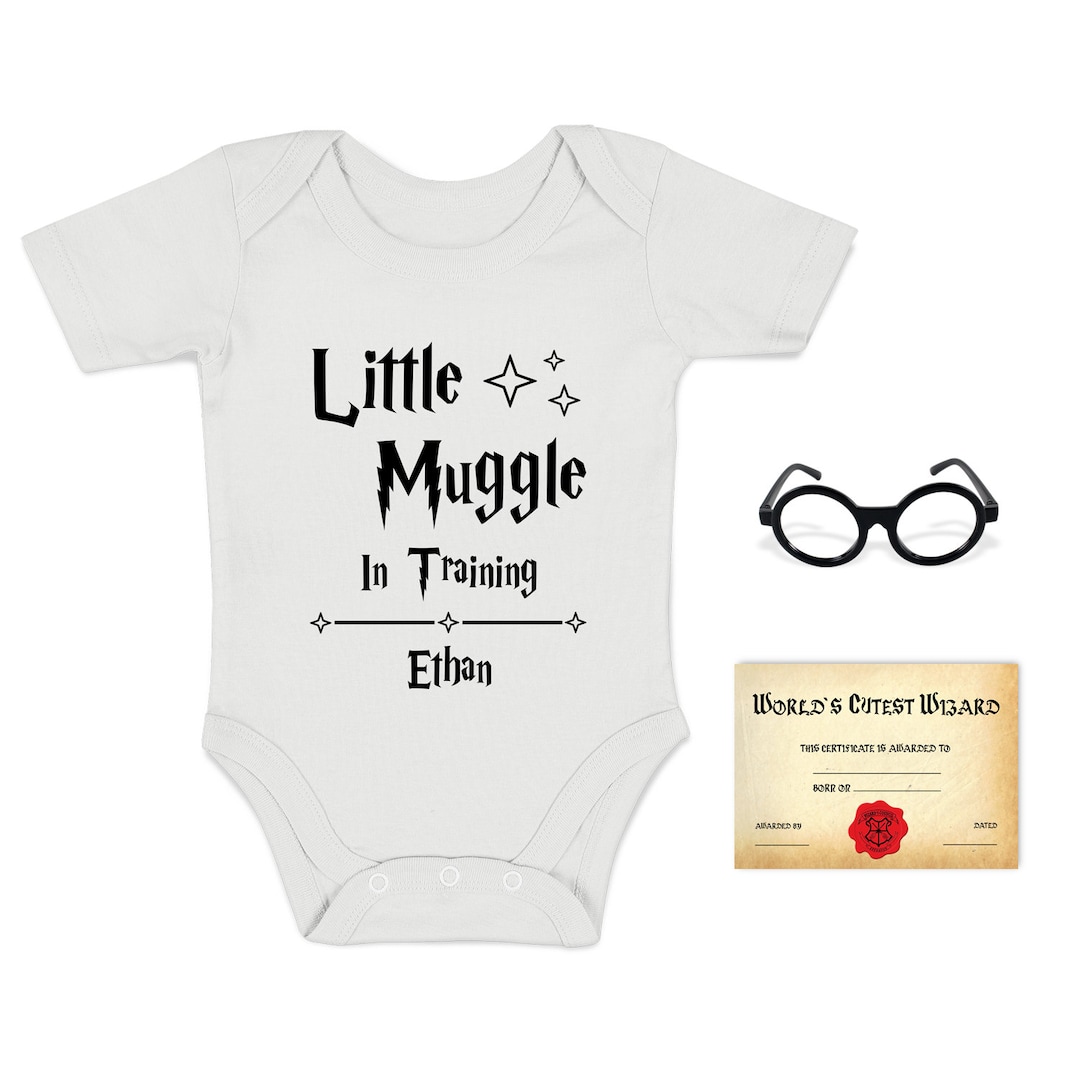 Pequeño muggle en entrenamiento Traje de bebé I Potter Organic Infant ...