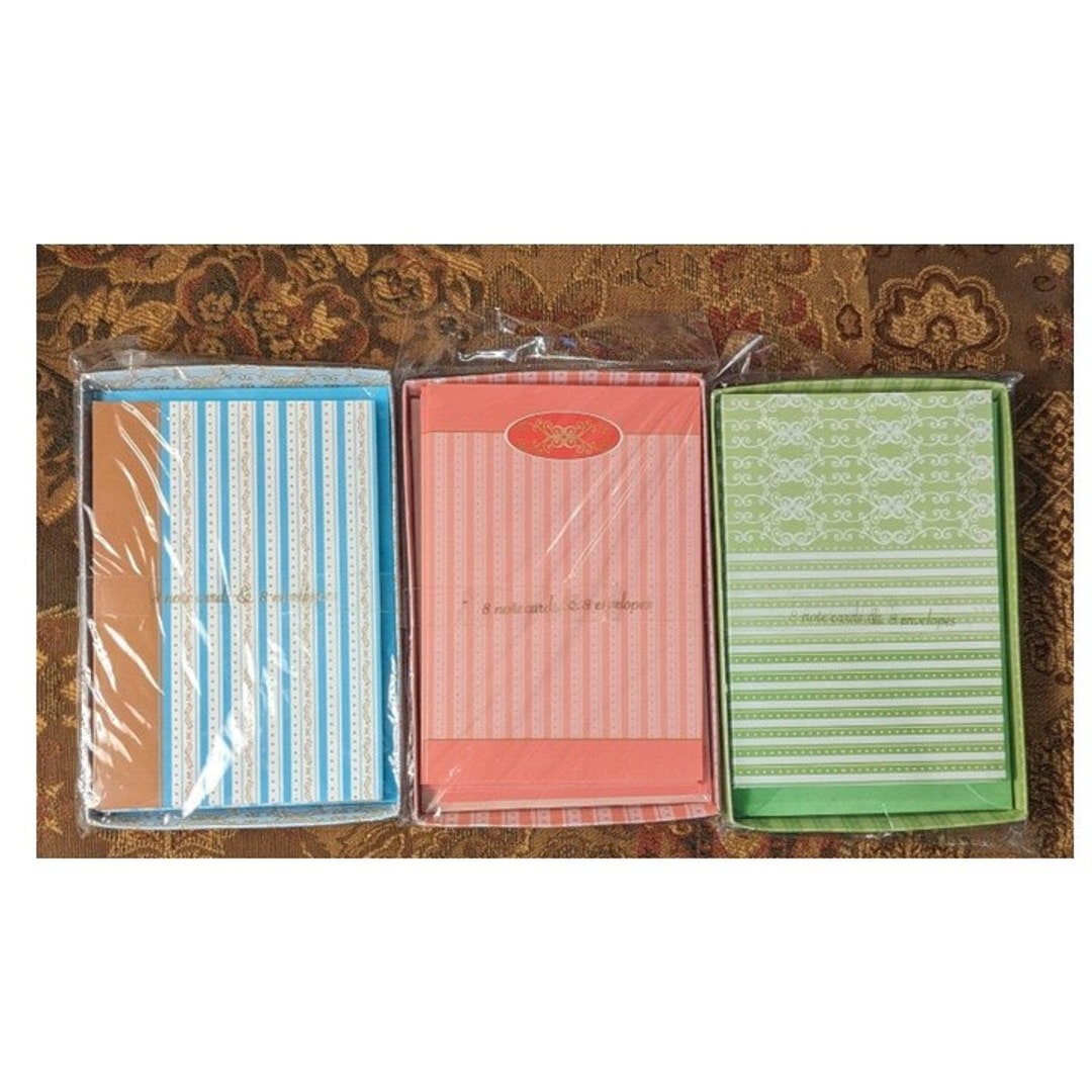 The Ana Grace Collection 3 Sets of 8 Thank You Blank Note Cards ...