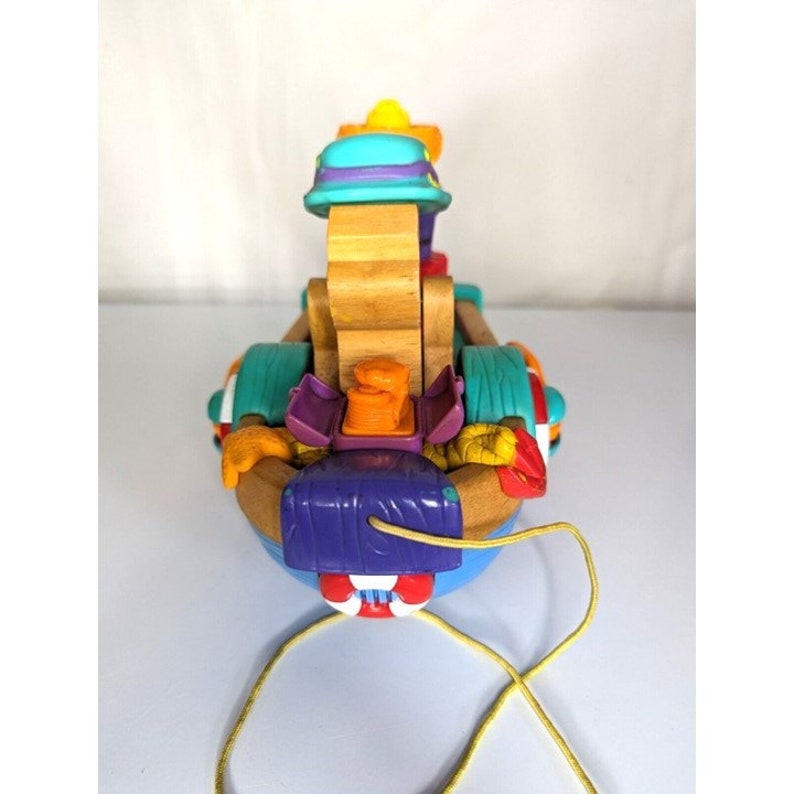 Fisher Price Winnie the Pooh 2001 Pull Along Singing Boat 8.5" Vtg Toy ...
