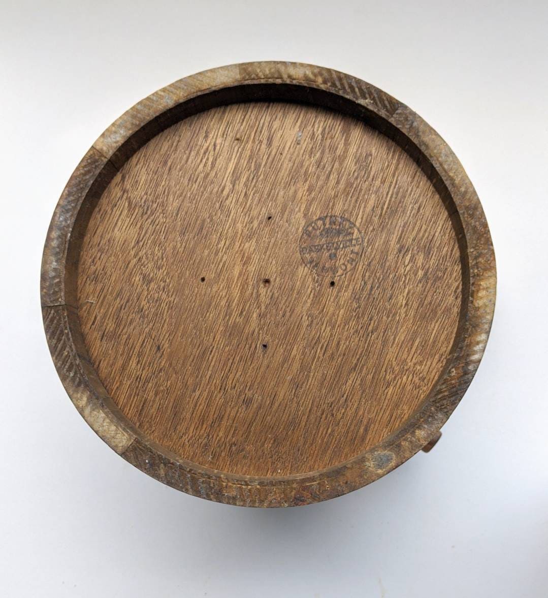 BASKETVILLE Firkin Cookie Container Jar Basket Bucket With Handle ...