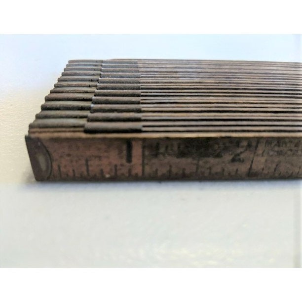 Antique Interlox Master Rule No.106 Wooden Master Slide Tool Tape ...