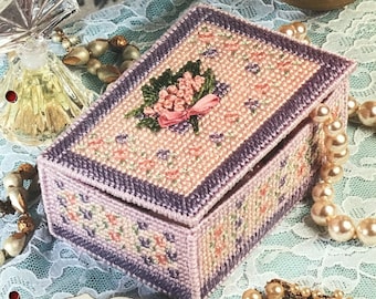 Plastic Canvas Jewelry Box Pattern - Etsy