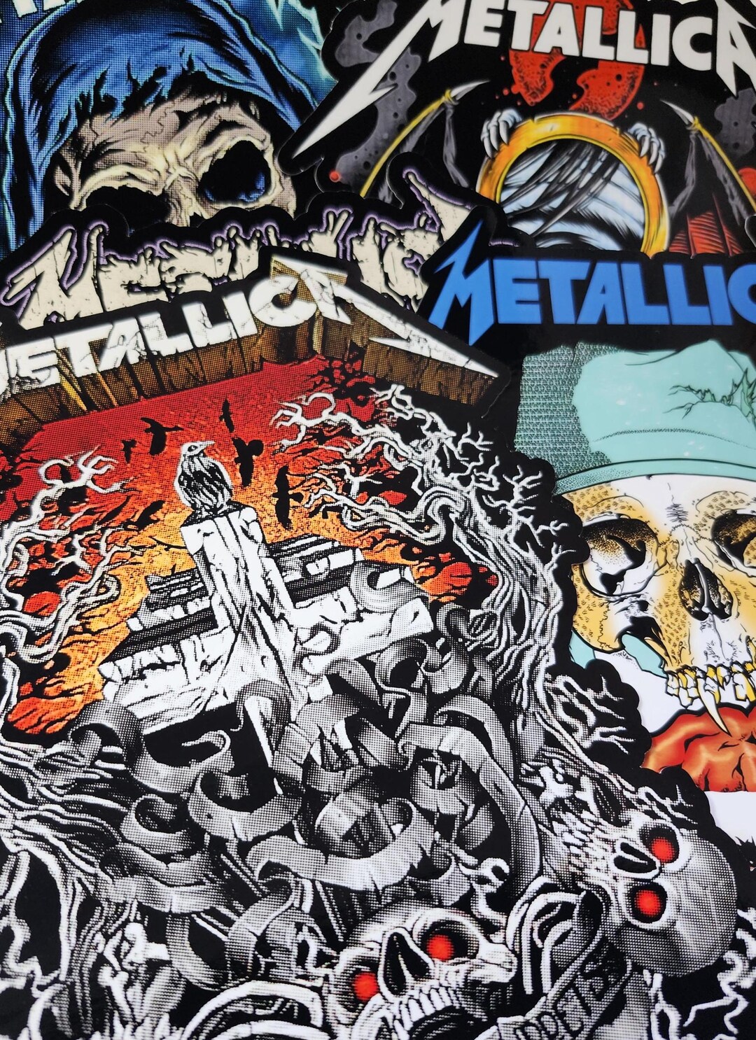 BIG Metallica Sticker - Etsy