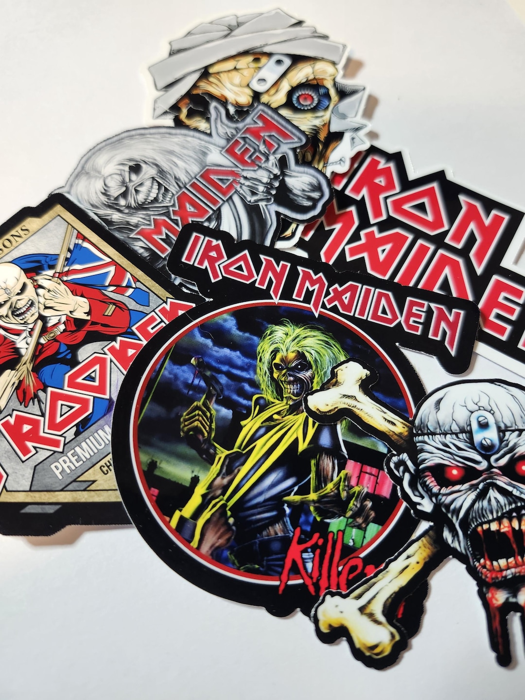 6 Iron Maiden Stickers - Etsy
