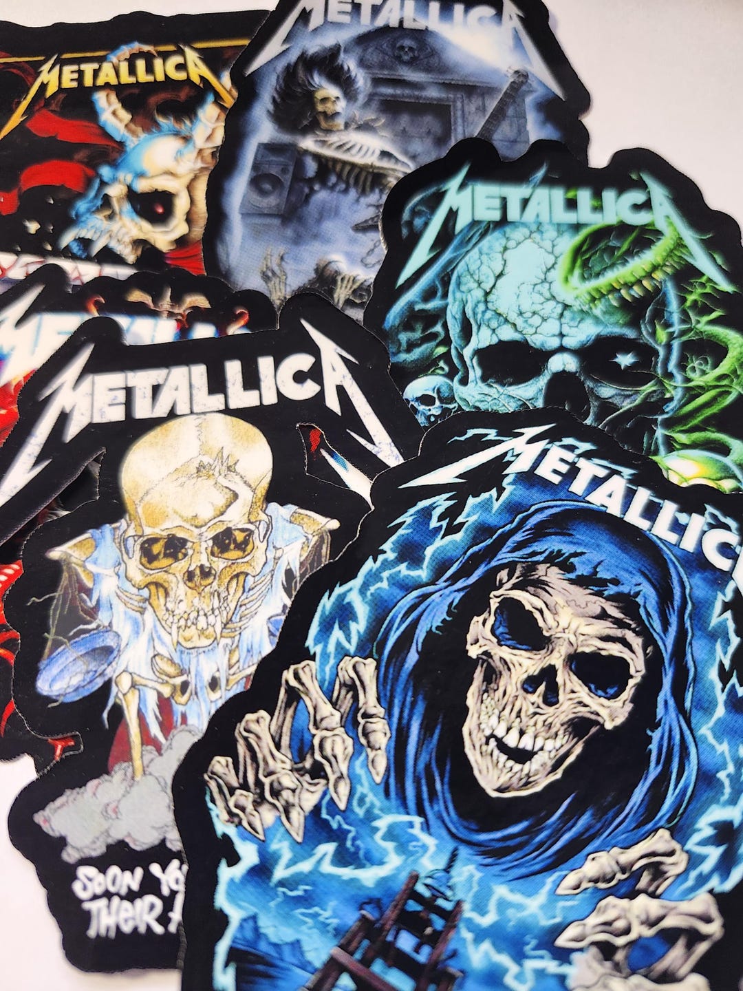 6 Metallica Stickers - Set 1 - Etsy